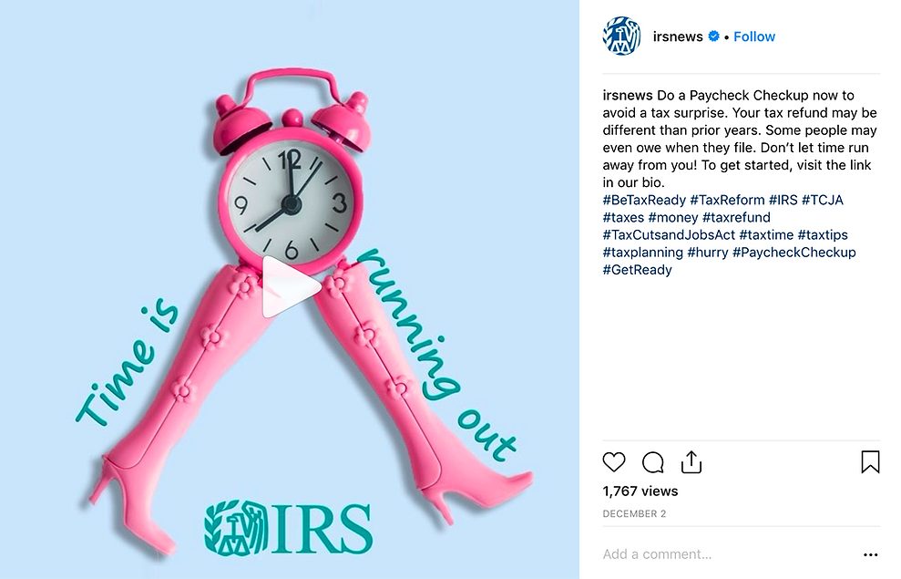 IRS launches Instagram account to reach young adults | Tri-Cities Area ...