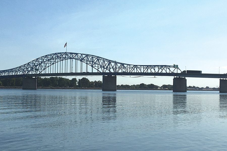 Blue bridge gets fresh coat of paint as part $8.8 million project | Tri ...