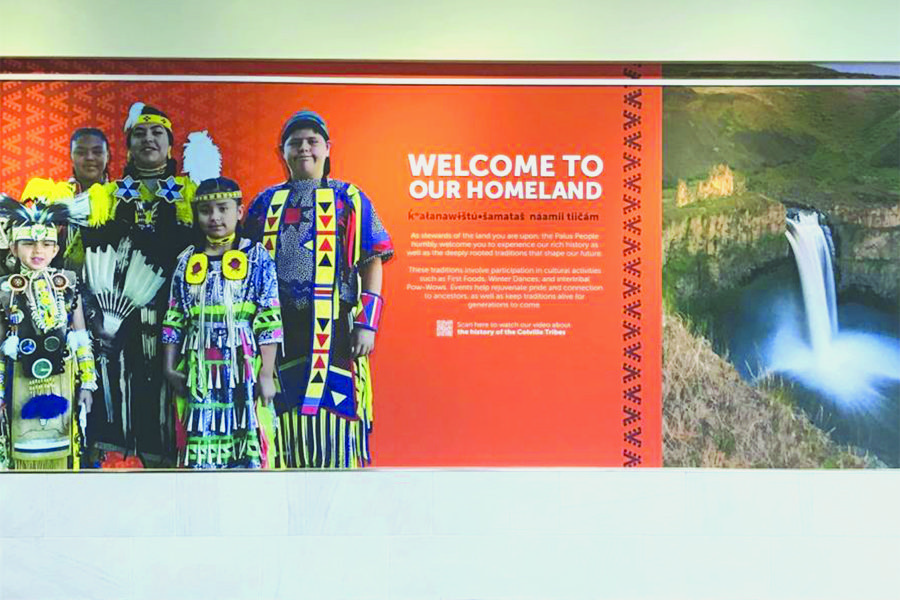 New airport artwork celebrates Colville Tribes | Tri-Cities Area ...