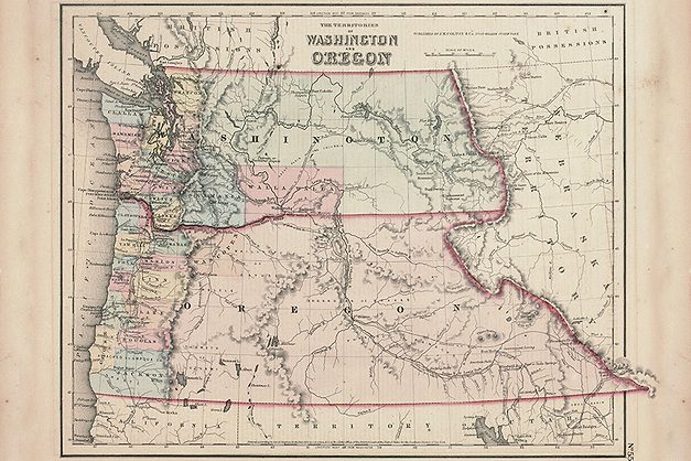 Washington State Territory Plan Of The City Of Washington In The