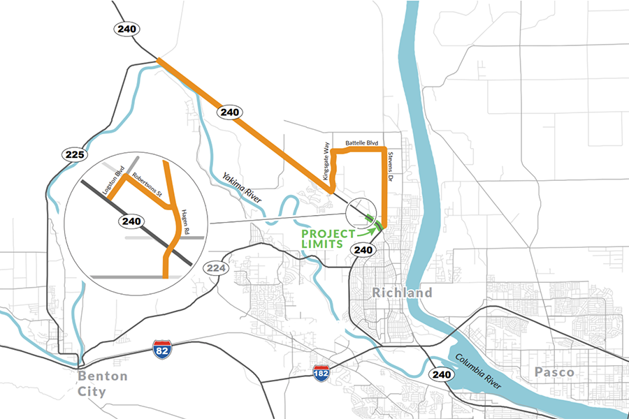 Heads up, Hanford workers: Slew of road construction starts this month ...