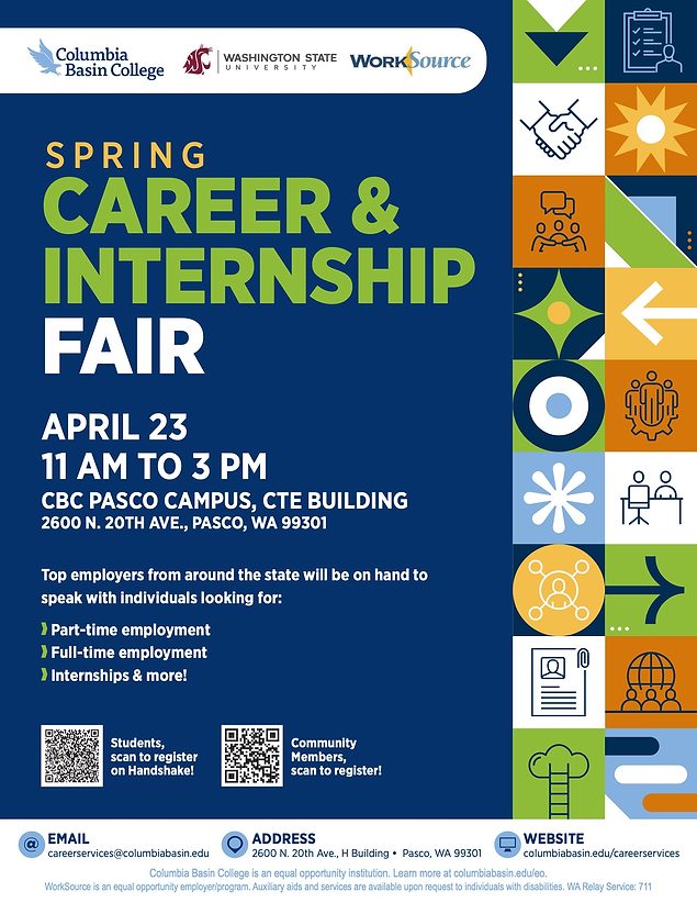 2024 Spring Job, Career, and Internship Fair | Tri-Cities Area Journal of Business